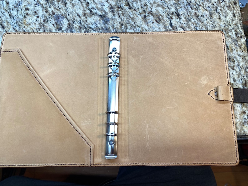 Hand Tooled Leather Day Planner - Etsy