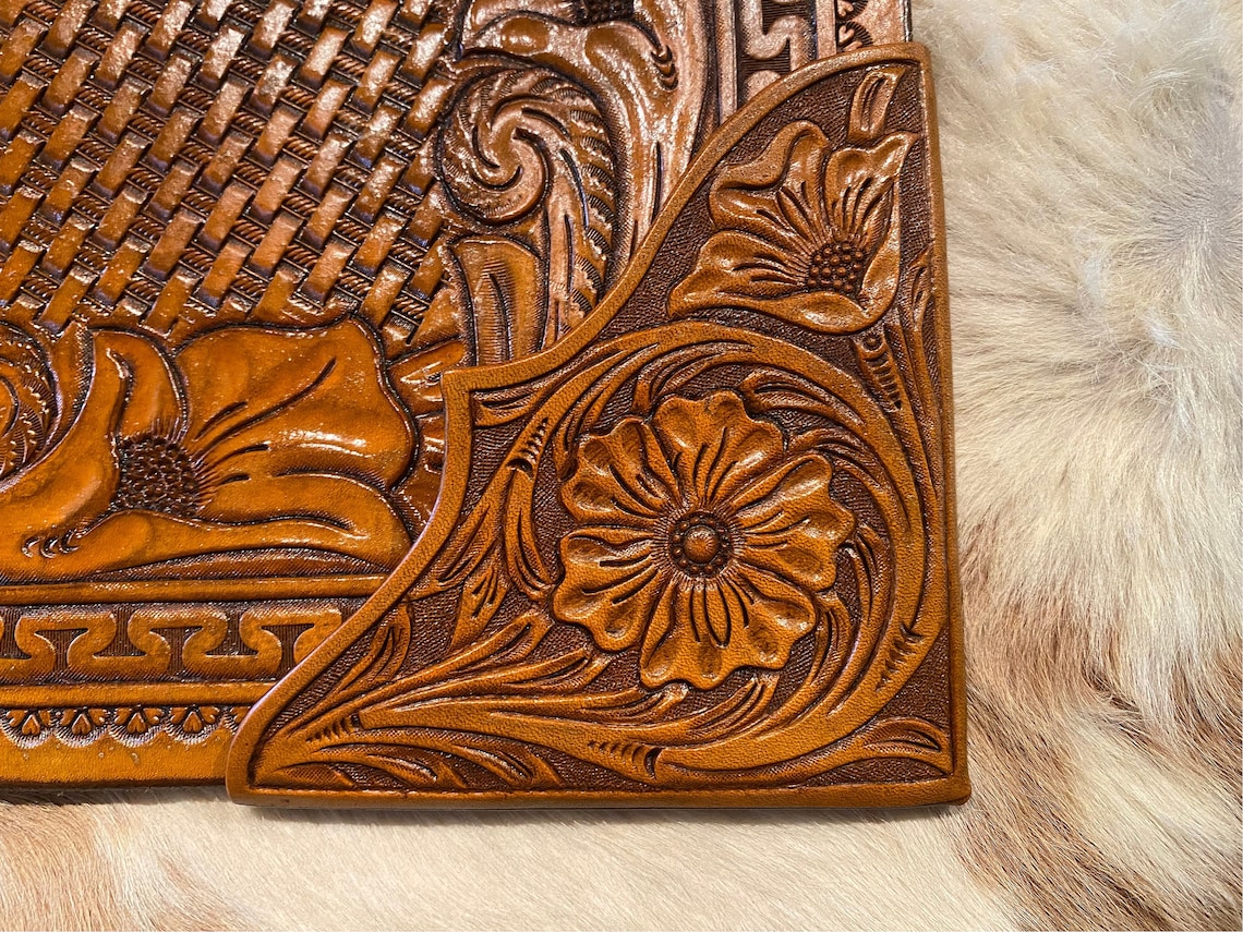 Hand-tooled 24 X 18 Desk Pad - Etsy