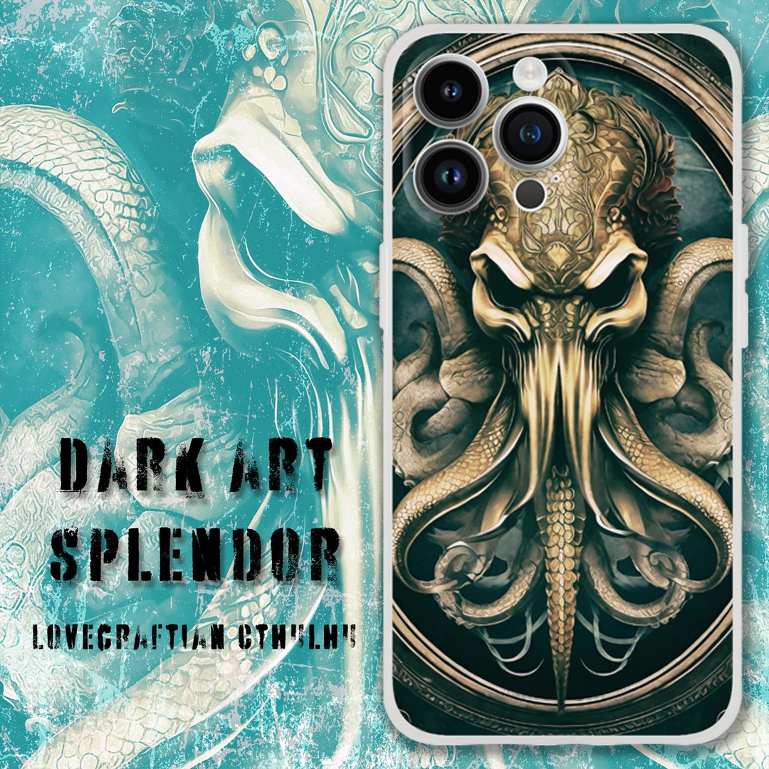 Dark Art Splendor: Lovecraftian Cthulhu Gothic Phone Cases, Creepy ...