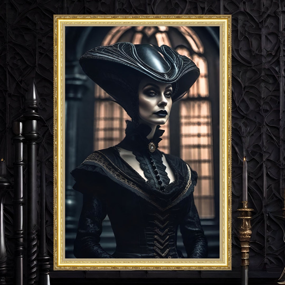 Gothic Elegance: the Alien Femme Fatale, Gothic Beauty, Dark Academia ...