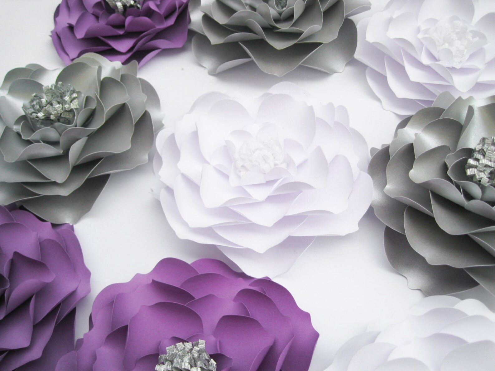 Paper Flower Backdrop Nursery Flowers Floral Wall Decor - Etsy
