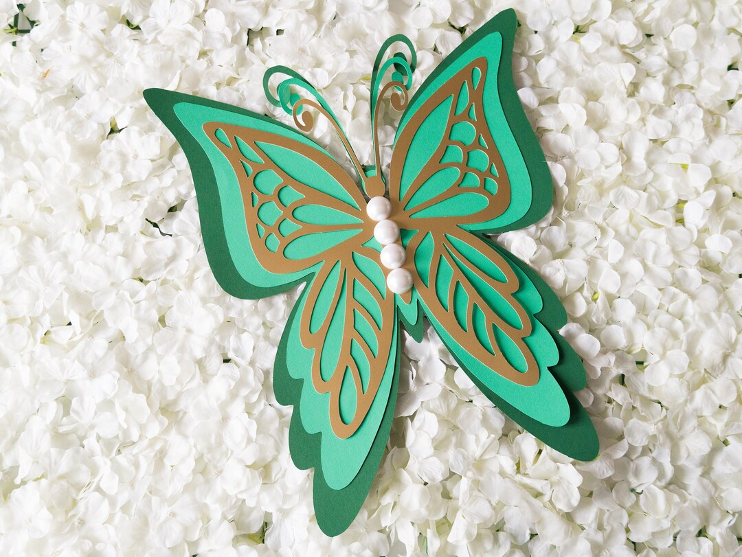 Extra Large Paper Butterfly, 3D Birthday Backdrop, CUSTOM COLORS, Baby ...