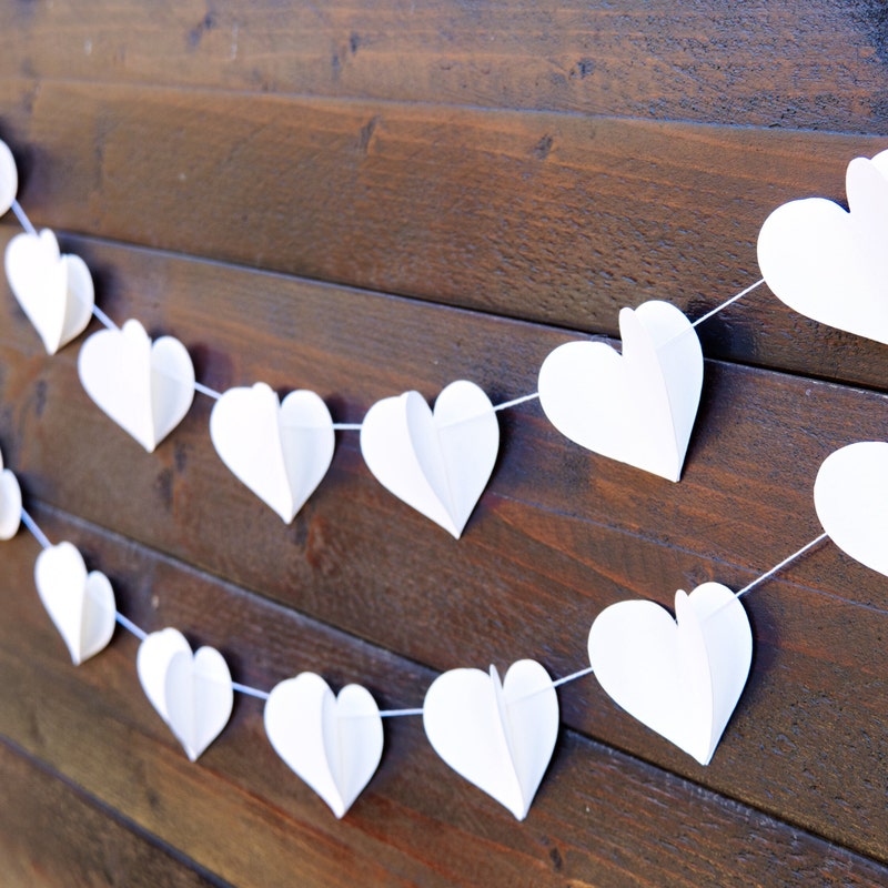 Heart Garland - Etsy