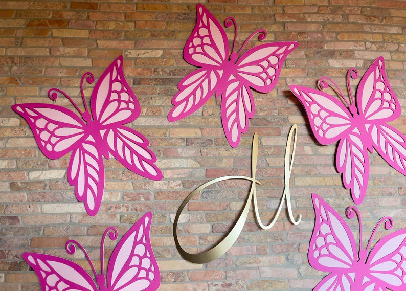 Giant Paper Butterflies Pack of 5 Nursery Wall Decor - Etsy