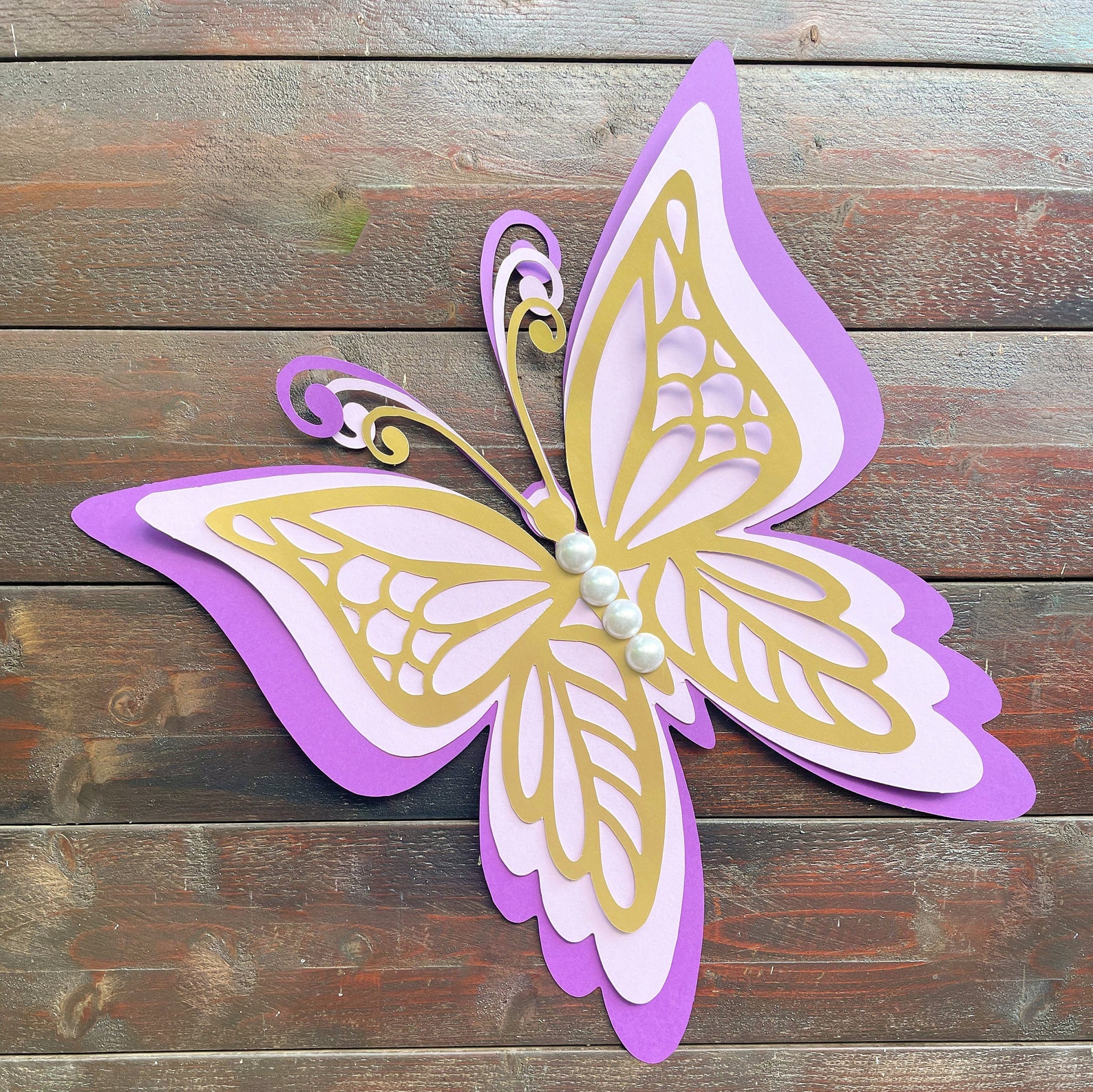 Giant Paper Butterfly Cut Outs, 3D Large Butterfly Backdrop, Nursery ...