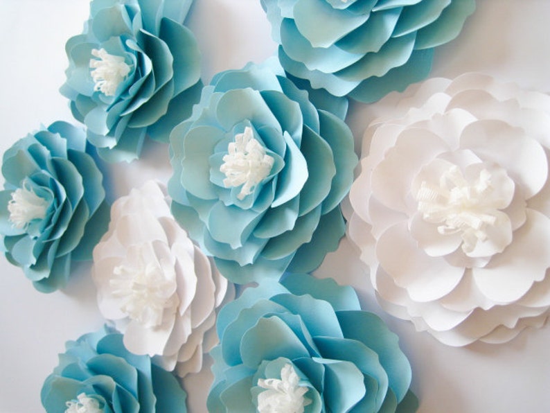 Paper Flower Backdrop Nursery Decor Paper Flower Wall Decor | Etsy