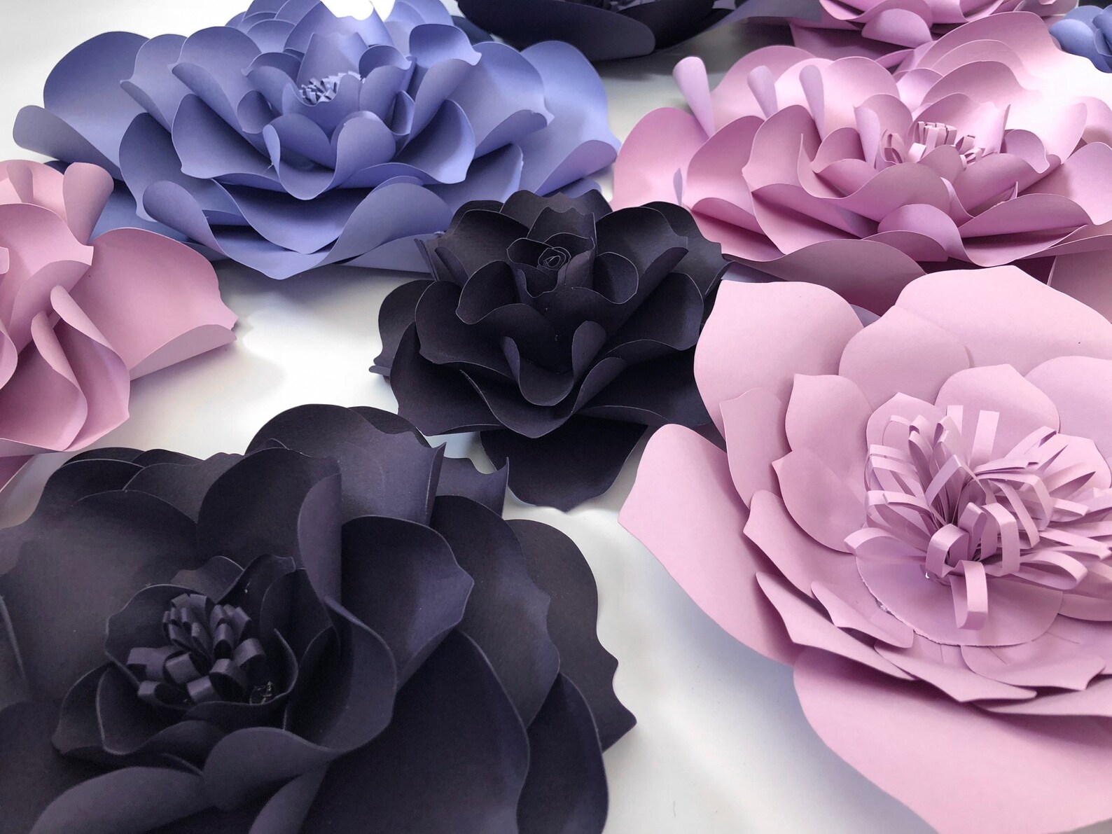 Paper Flower Backdrop, Nursery Flowers, Ceremony Decor, Wedding ...