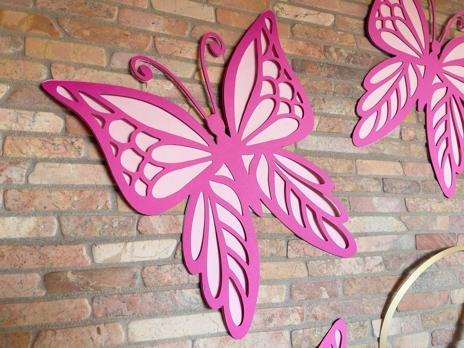 Giant Paper Butterflies Pack of 5 Nursery Wall Decor - Etsy