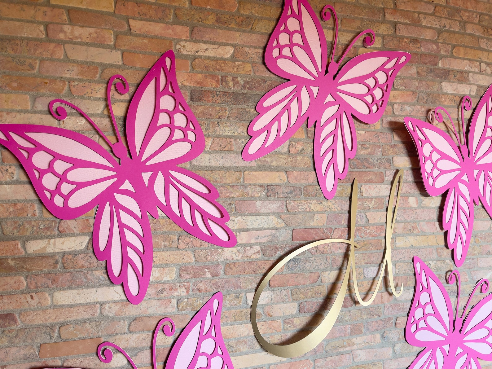 Giant Paper Butterflies Pack of 5 Nursery Wall Decor - Etsy