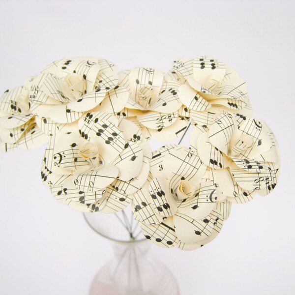 Sheet Music Bouquet - Etsy