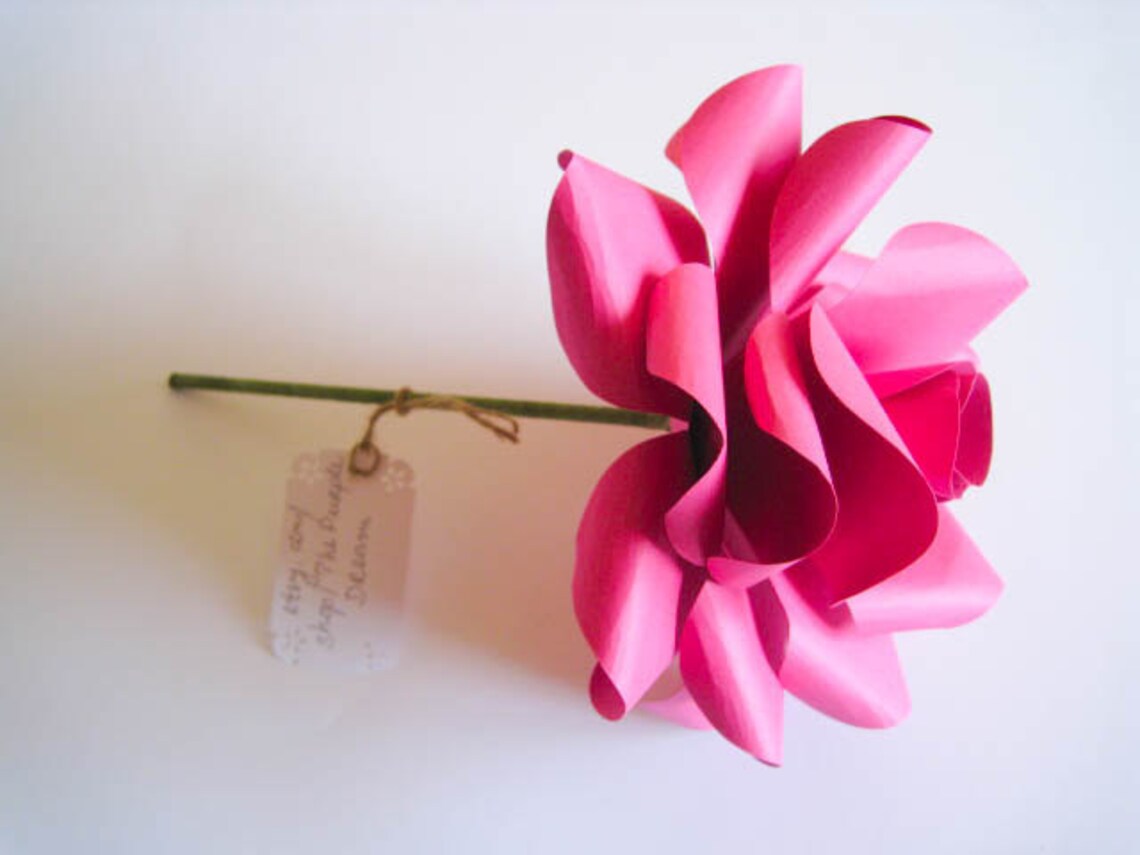 Giant Paper Rose Table Centerpiece Wall Flowers Nursery - Etsy