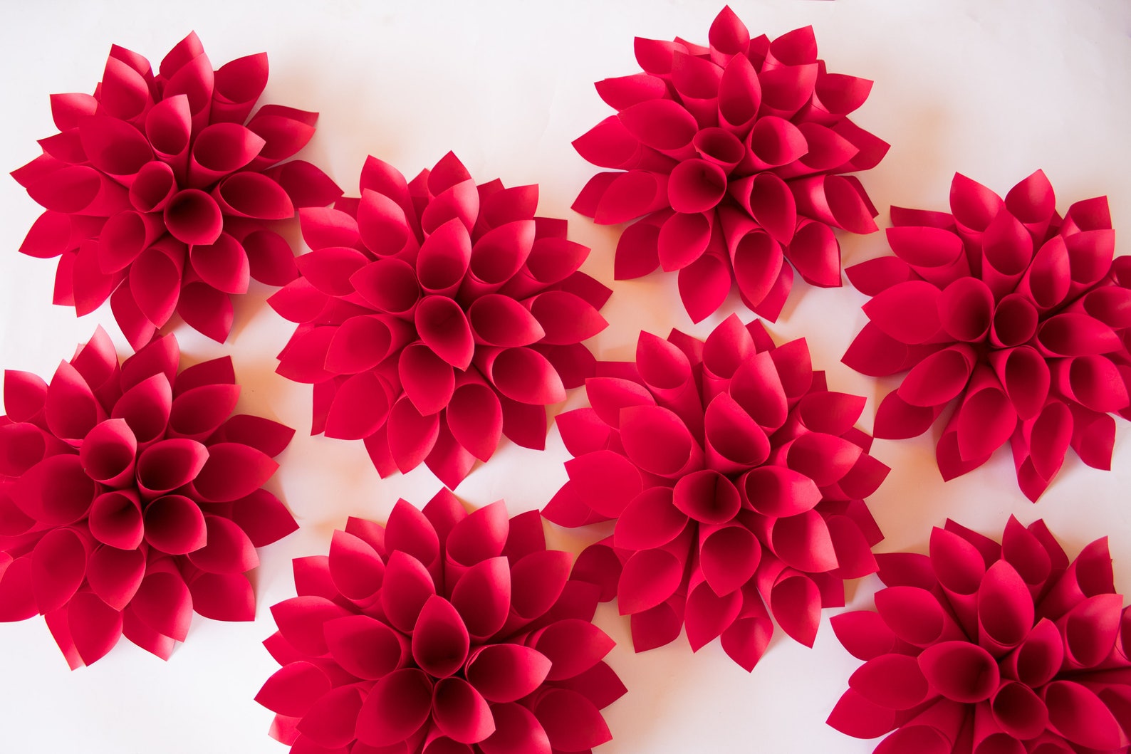 10inch Wall Flower Paper Dahlia Origami Dahlia Flower - Etsy
