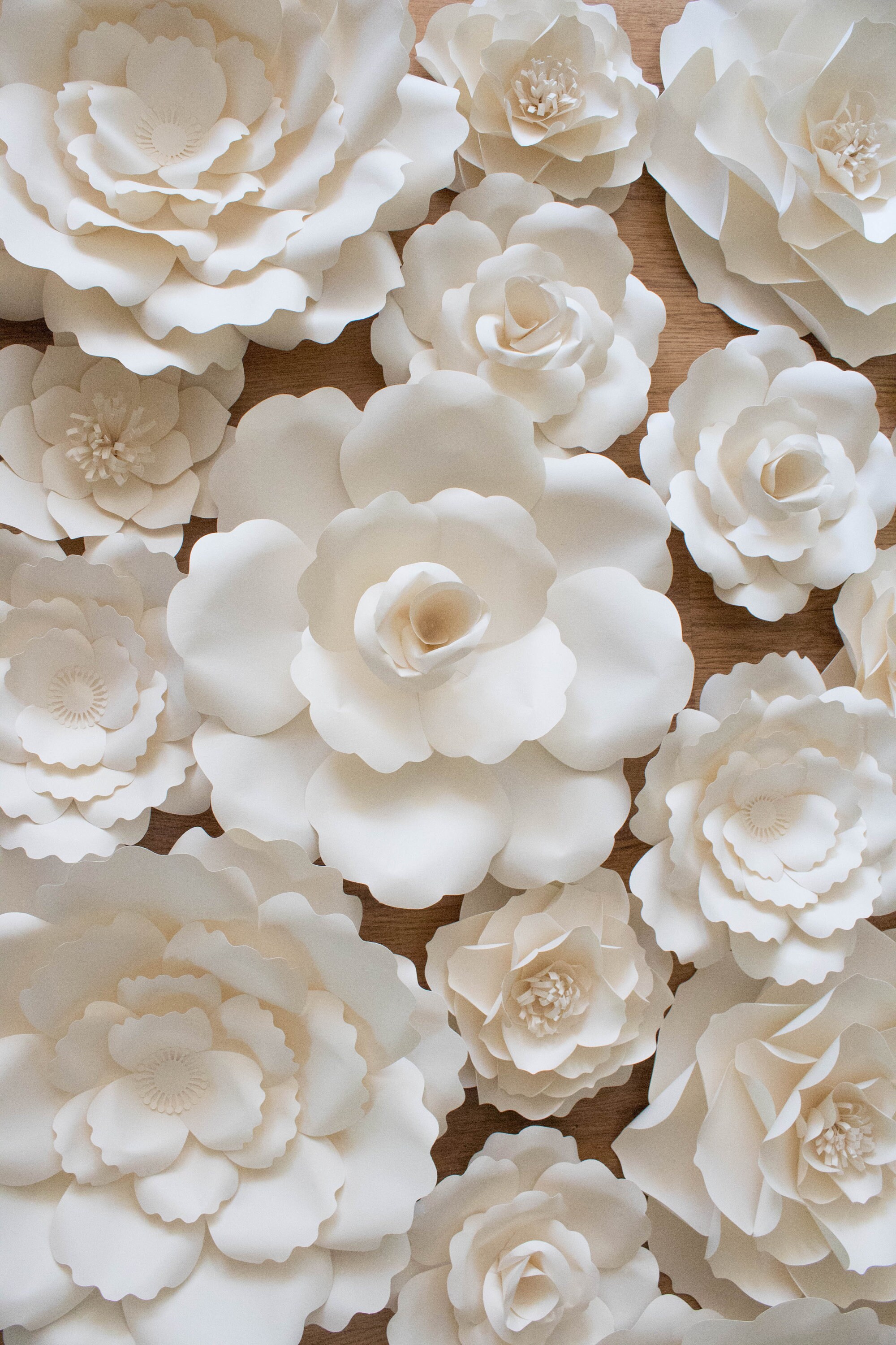 4ftx4ft off White Flower Backdrop Photo Prop Floral Wall | Etsy