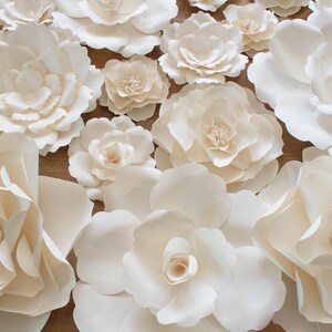 4ftx4ft off White Flower Backdrop, Photo Prop, Floral Wall Decor ...