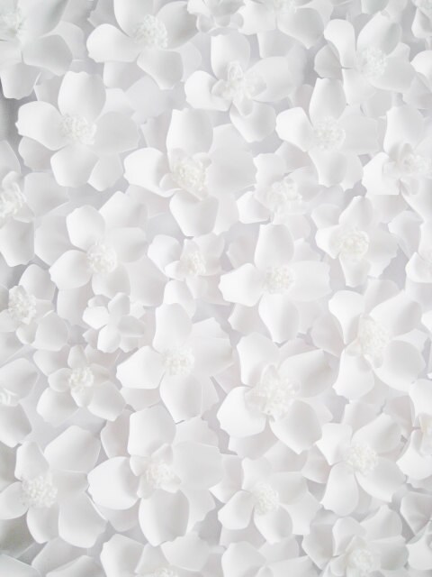 45 Paper Flowers Backdrop Paper Flower Wall Decor Floral | Etsy