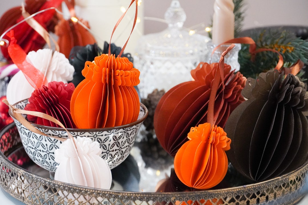 3D Paper Christmas Ornament: Holiday Party Decor - Etsy