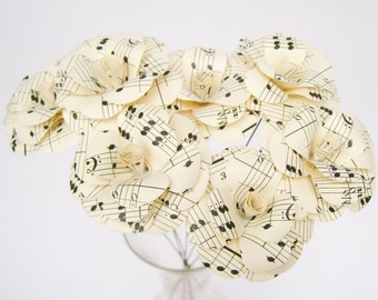 Sheet Music Roses - Etsy