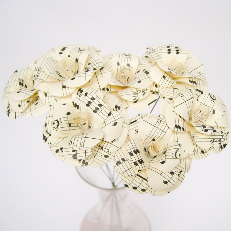 Sheet Music Bouquet - Etsy