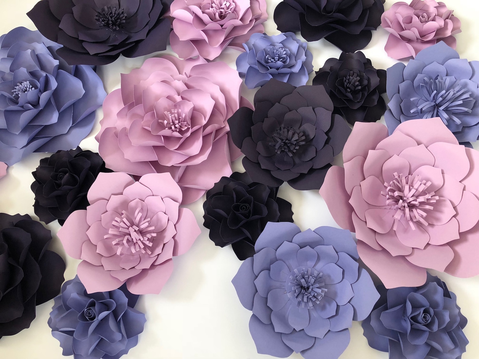 Paper Flower Backdrop, Nursery Flowers, Ceremony Decor, Wedding ...