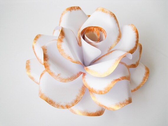 Rose Gold Giant Paper Flowers