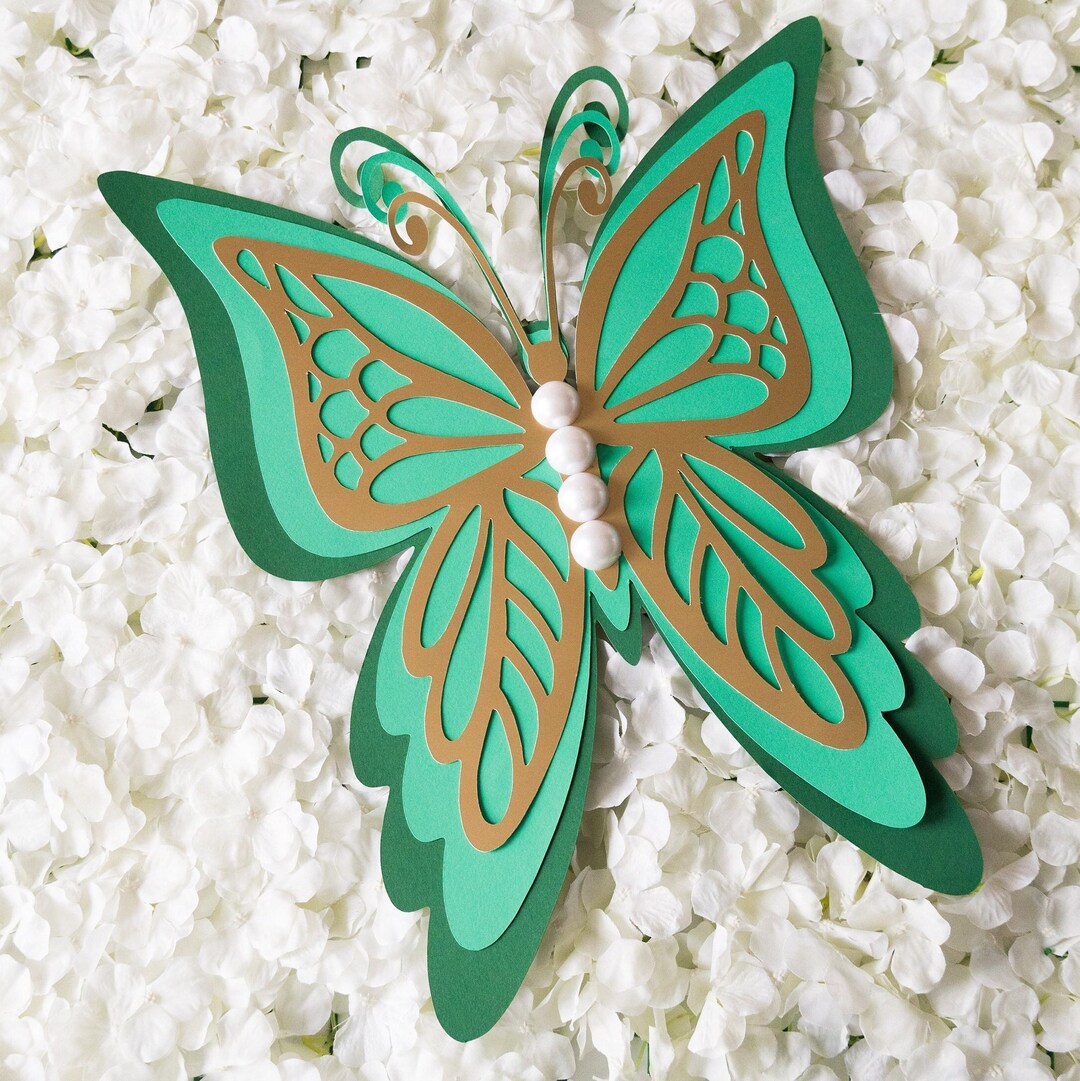 Extra Large Paper Butterfly, 3D Birthday Backdrop, CUSTOM COLORS, Baby ...
