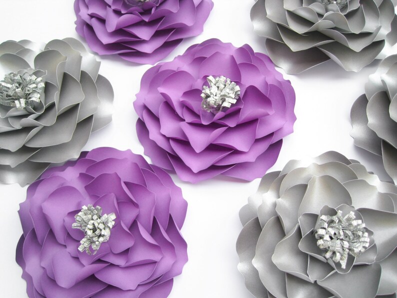 Paper Flower Backdrop Nursery Flowers Floral Wall Decor | Etsy