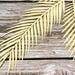 Gold Paper Leaves, Pack of 4, Scrapbooking Leaves, Birthday Party ...