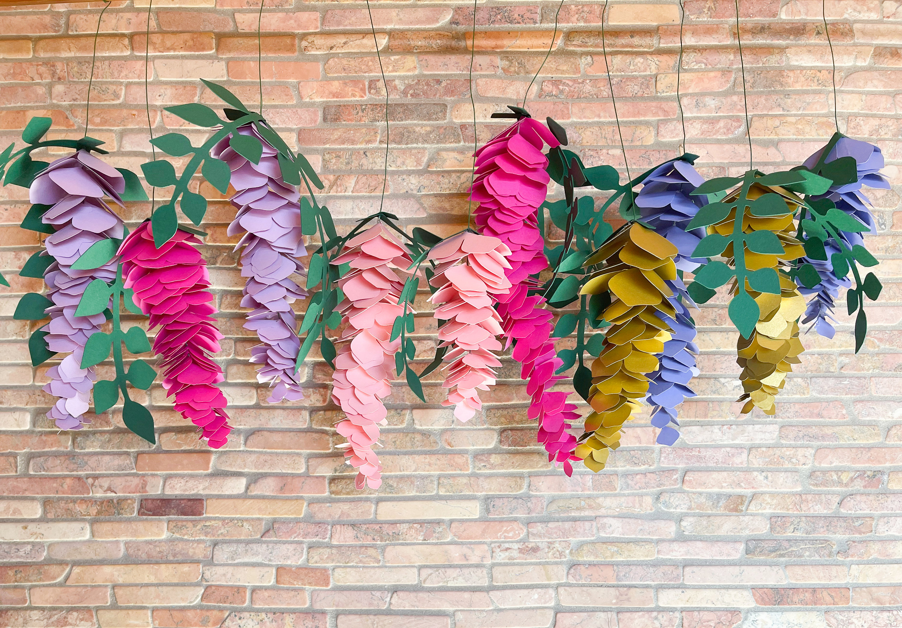 Hanging Paper Flowers