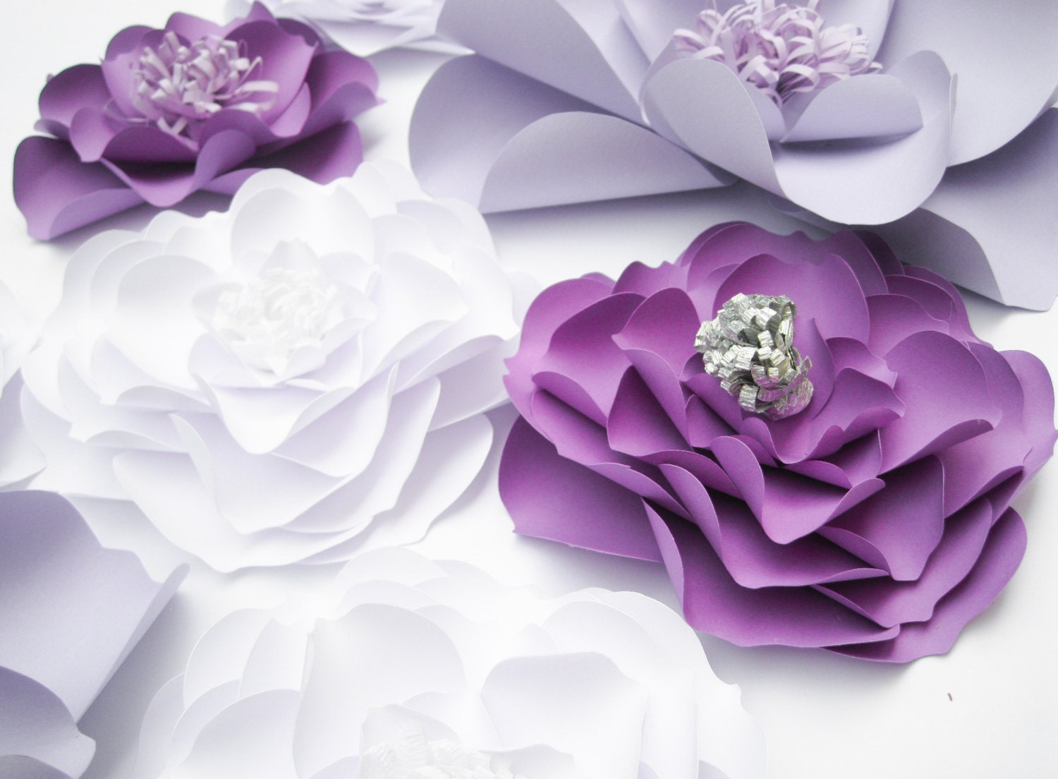 Paper Flower Backdrop Wall Flowers Nursery Decor Floral | Etsy