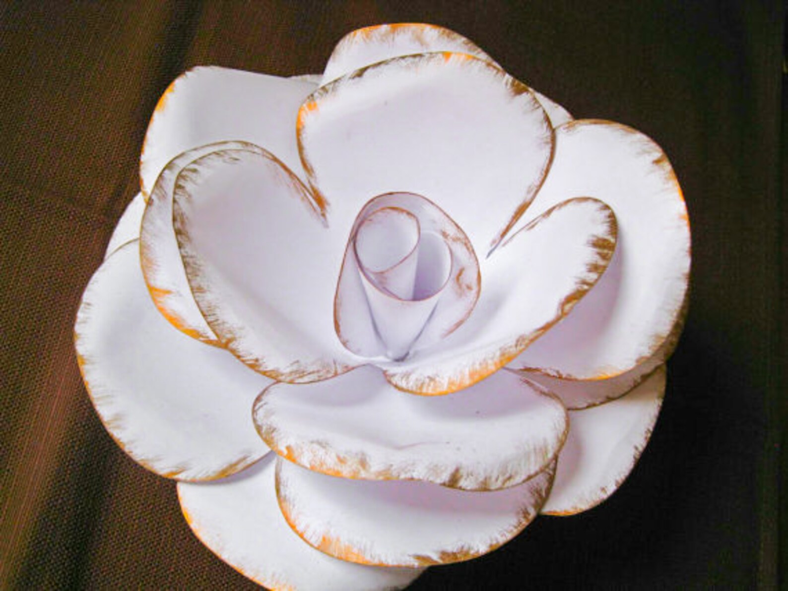 Giant Paper Rose Wedding Paper Flower Flower With Stem - Etsy