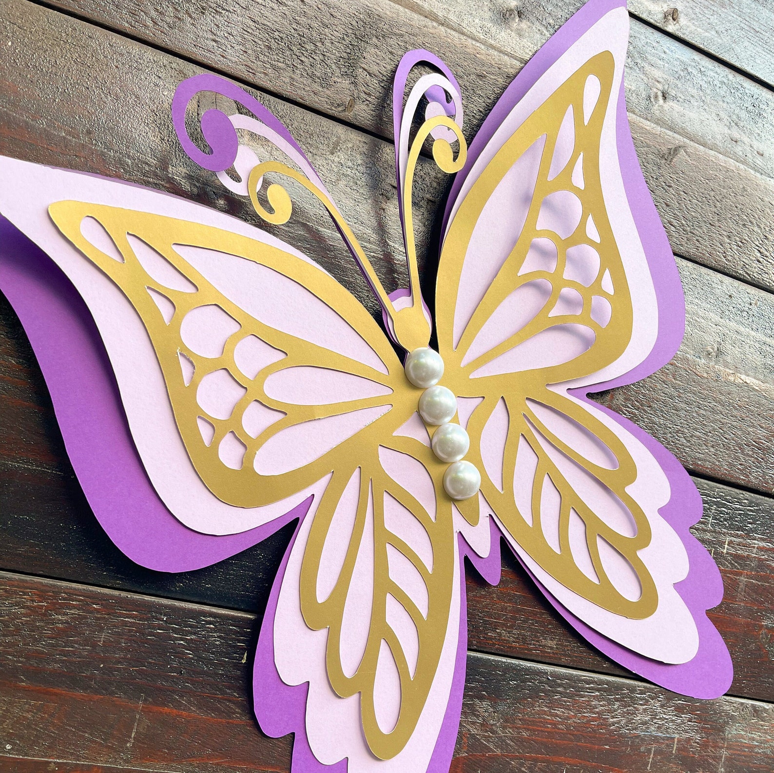 Giant Paper Butterfly Cut Outs, 3D Large Butterfly Backdrop, Nursery ...