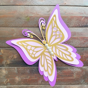 Giant Paper Butterfly Cut Outs, 3D Large Butterfly Backdrop, Nursery ...