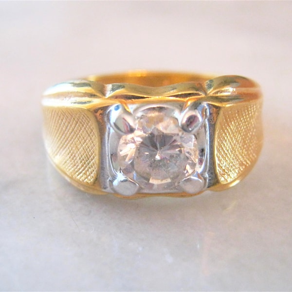 14k Gold Electroplate Ring - Etsy