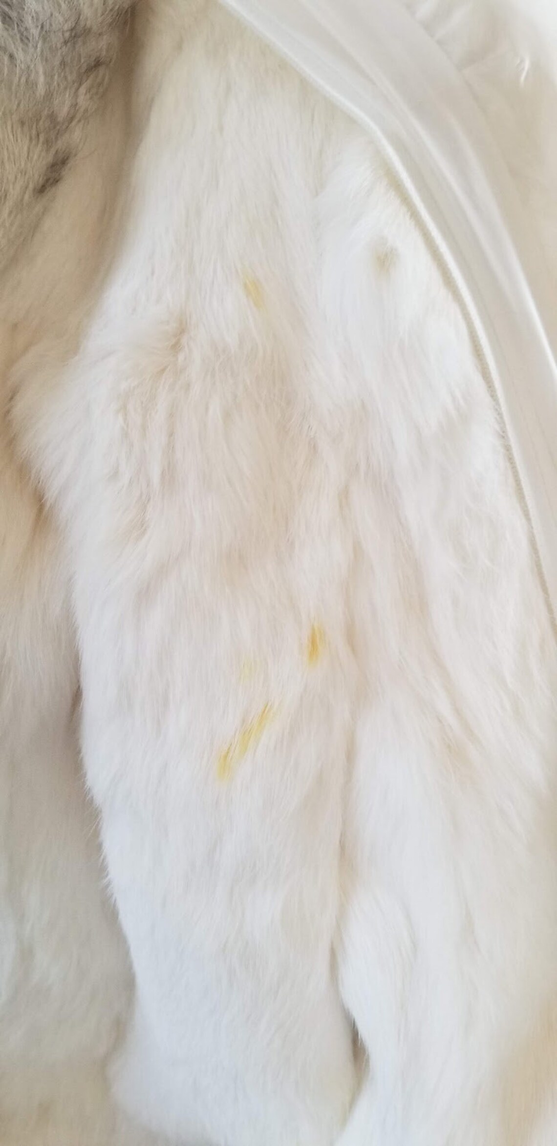 Fox & Rabbit White Fur Coat Stunning Vintage - Etsy