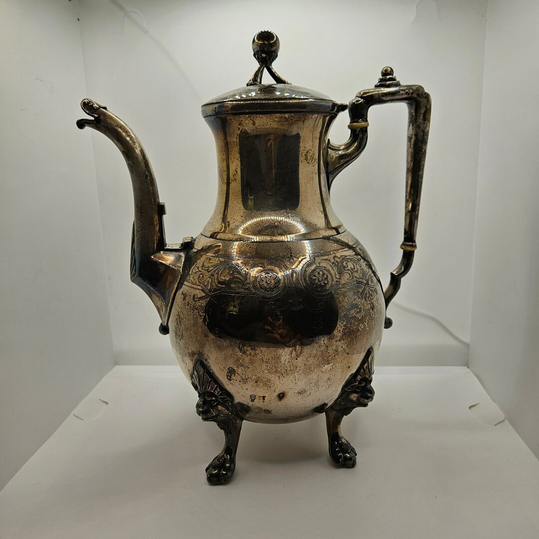 Antique Simpson, Hall, Miller & Co. Marked Silver Plate Teapot - Etsy