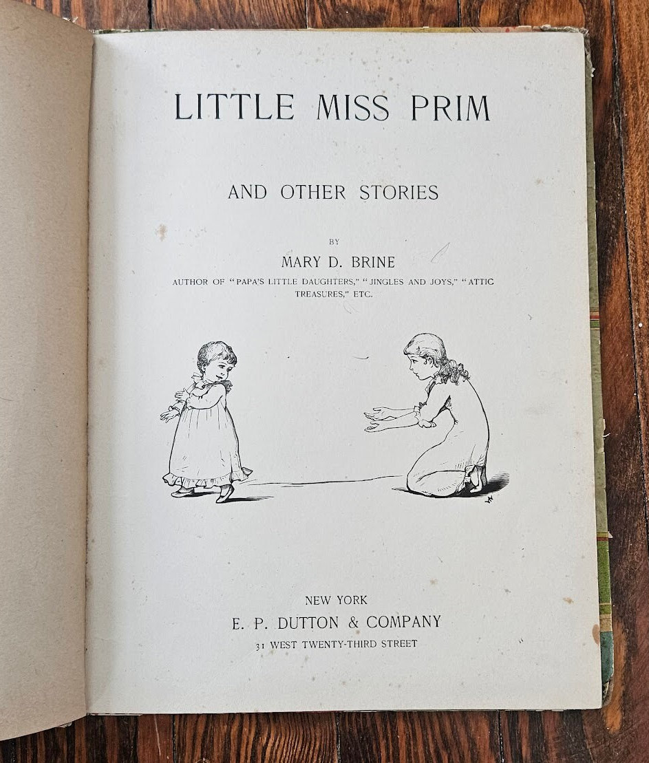 Rare Children's Book "little Miss Prim" 1880s - Etsy