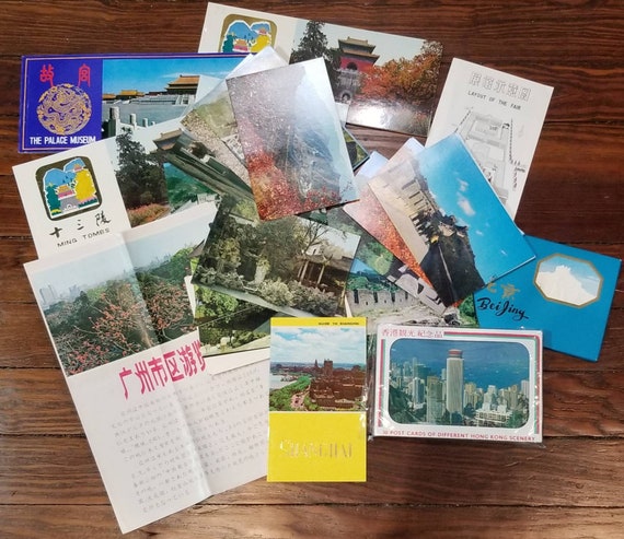 Vintage Chinese Tourism Postcards & Brochures Great Wall of | Etsy