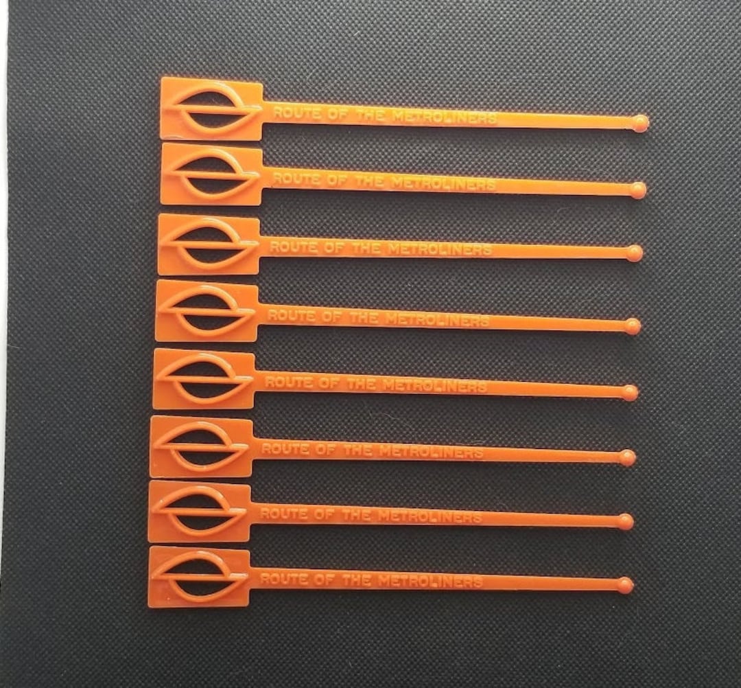 Cocktail Stirrers - Mid-century Red Vintage - Etsy