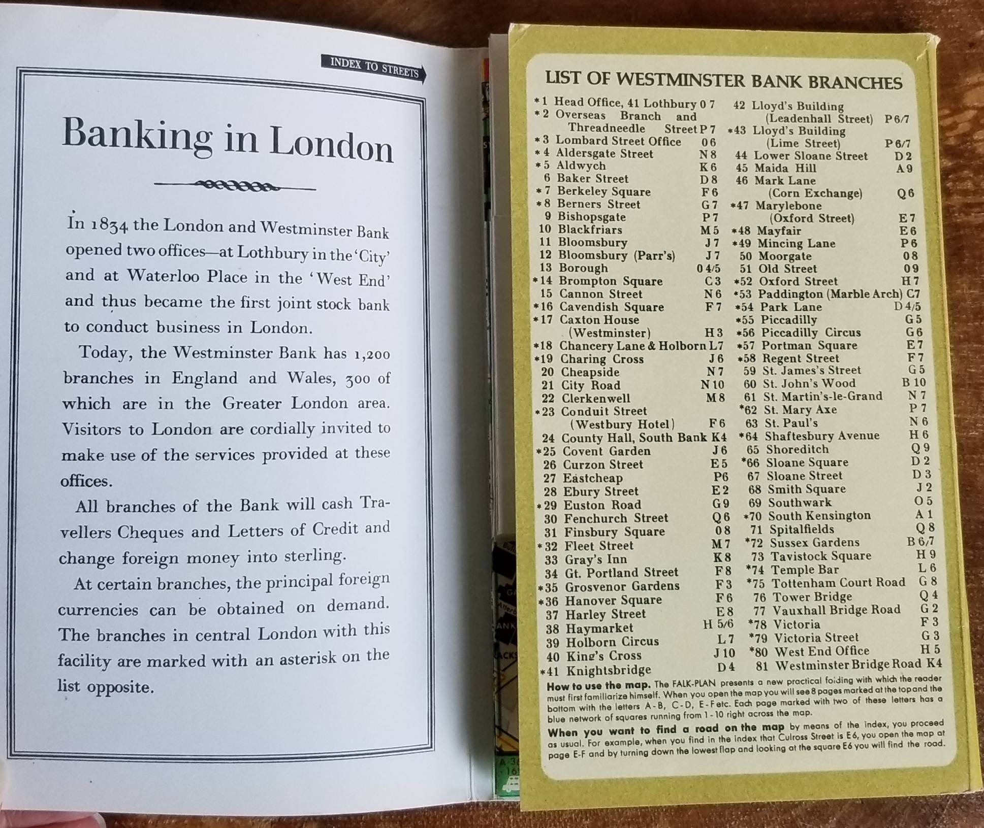 Vintage Map of London 1960s - Etsy