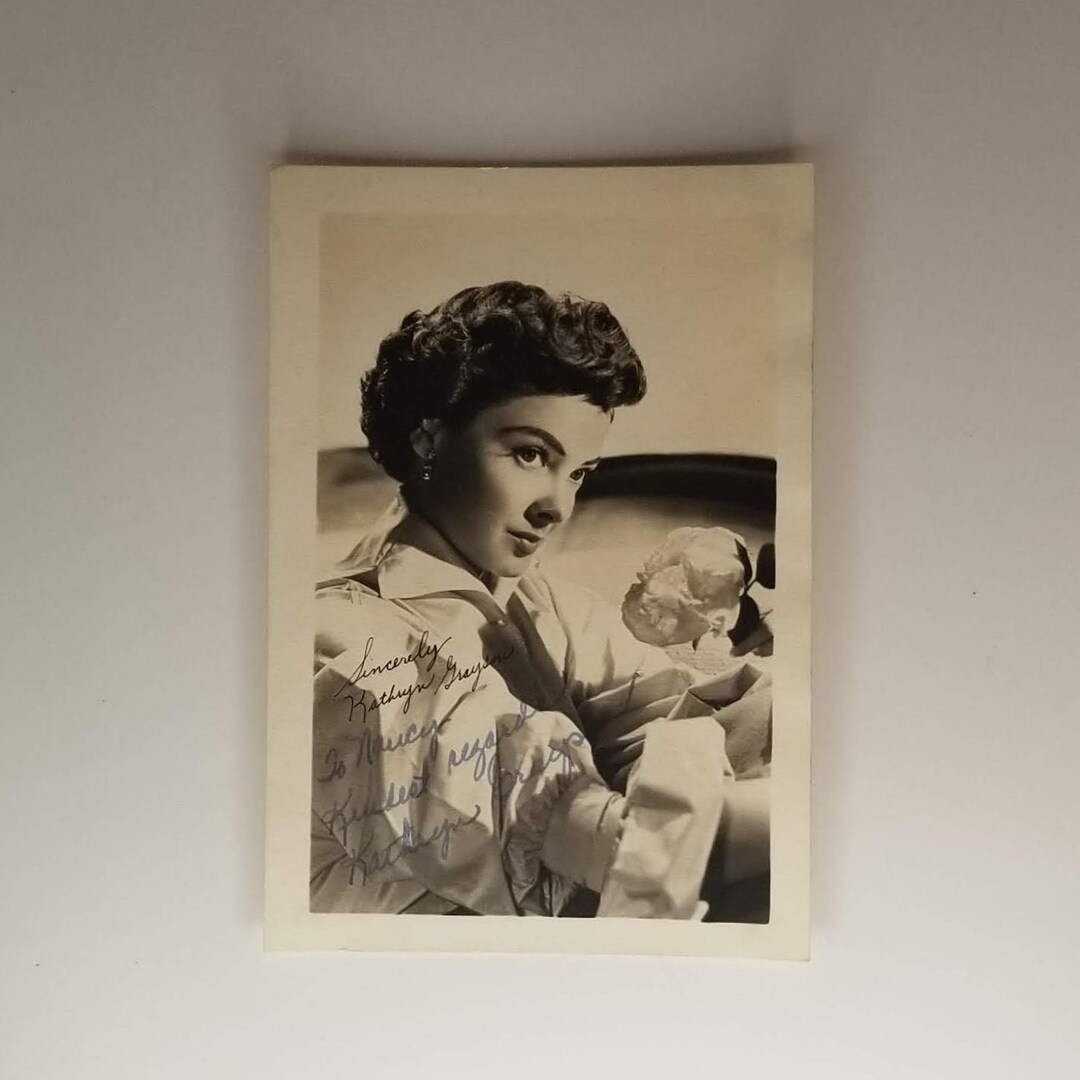 Kathryn Grayson Signed Photo - Etsy
