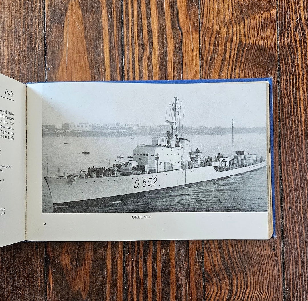 1956 Book "the World's Warships" Illustrated Aircraft Carrier Reference ...