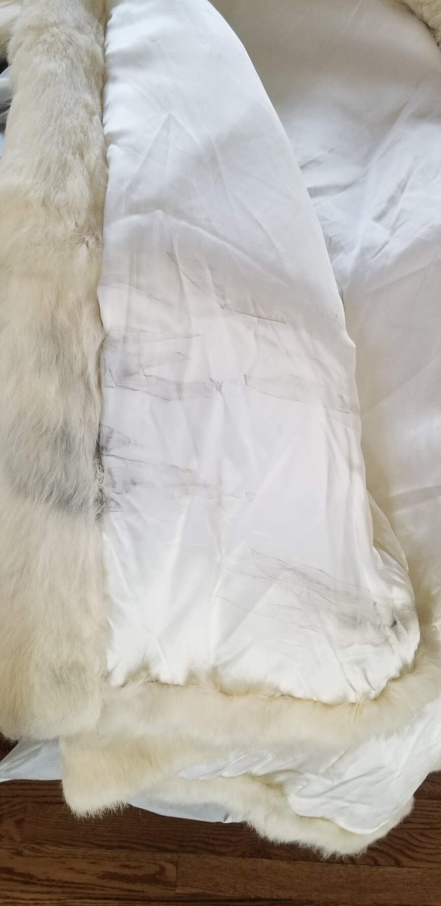 Fox & Rabbit White Fur Coat Stunning Vintage - Etsy