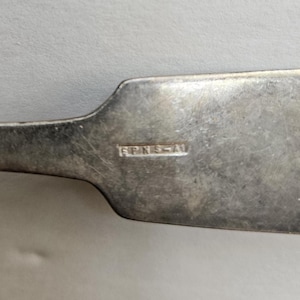 Antique Fiddle Pattern Silver Plate Flatware - Etsy