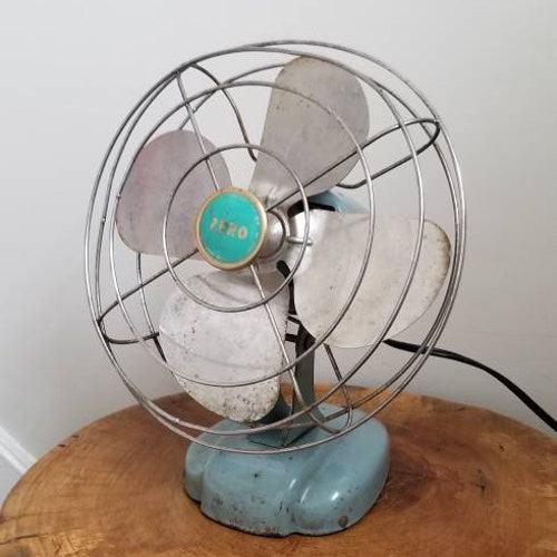Vintage Mid Century Metal Table Fan Czechoslovakia 60s WORKS - Etsy