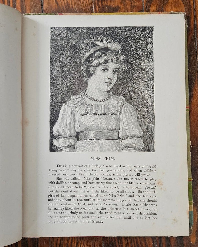 Rare Children's Book little Miss Prim 1880s - Etsy