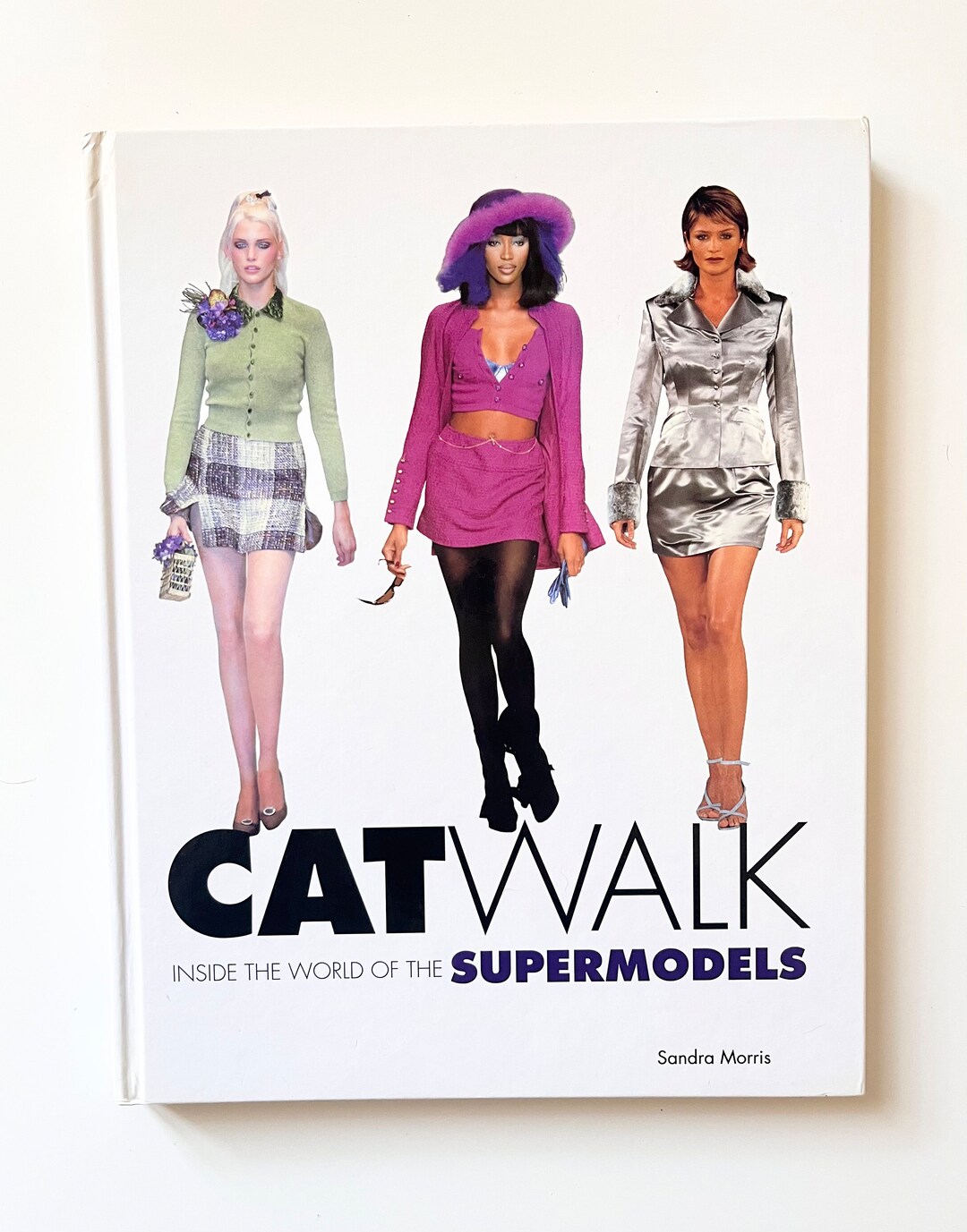 Vintage 1996 Hardcover Catwalk 90s Fashion Supermodel Book by Sandra ...