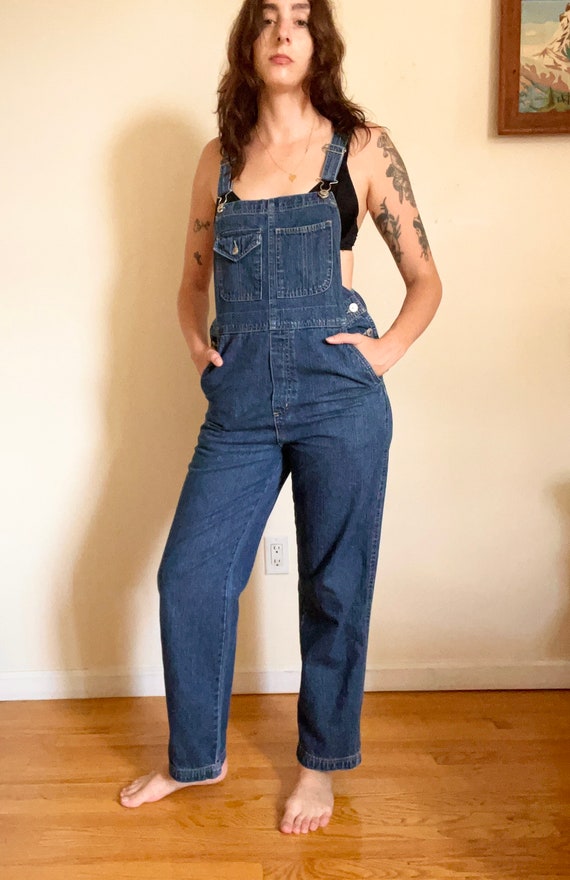 vintage jean overalls 90s - Gem