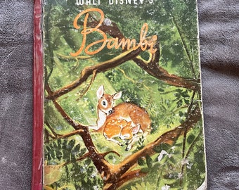 Walt Disney's Classic Bambi A Big Golden Book Hardcover Nicely ...