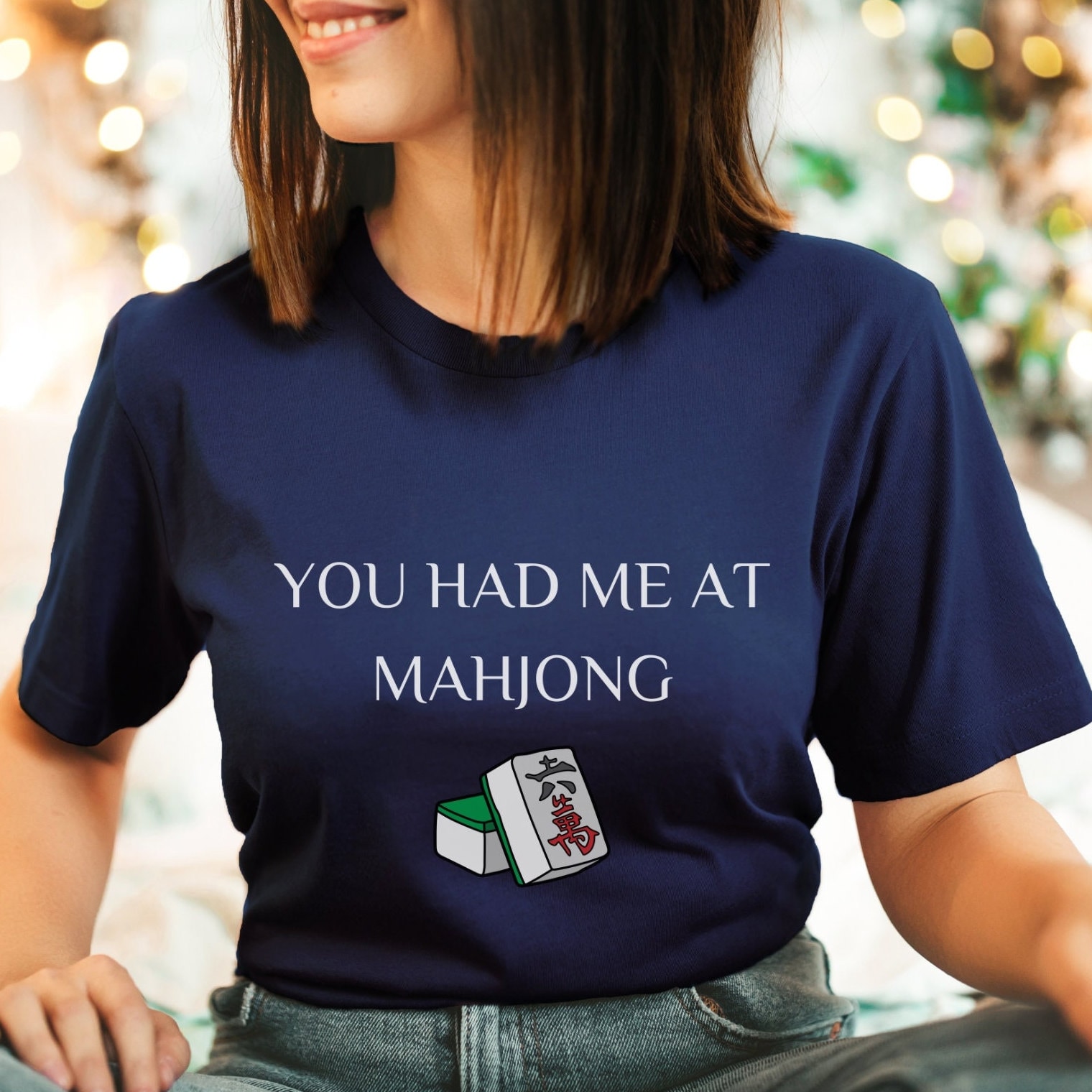Mahjong T-shirt, Mahjong Gift, Mahjong Player T-shirt, You Had Me at ...
