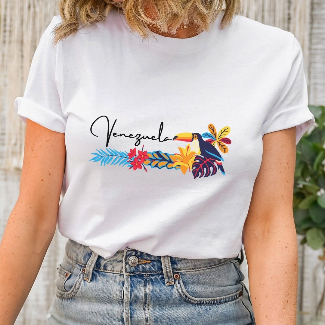 Venezuelan T-shirt, Toucan Tropical Shirt, Chamo Chama T, Venezuelan ...